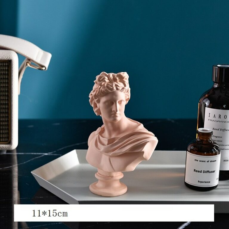 Retro Greek Mythology Desktop Sculpture Venus David Apollo Resin Art ...