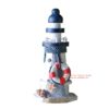 Mediterranean Handmade Wooden Lighthouse Model Nautical Home Decor ...