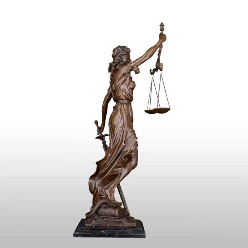 76cm Large Bronze Goddess Themis Justice Statue Greek Home Decor ...