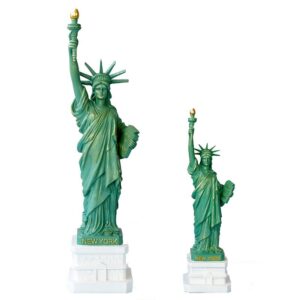 Usa Liberty Statue Resin Replica American Icon Tabletop Decor Sculpture ...