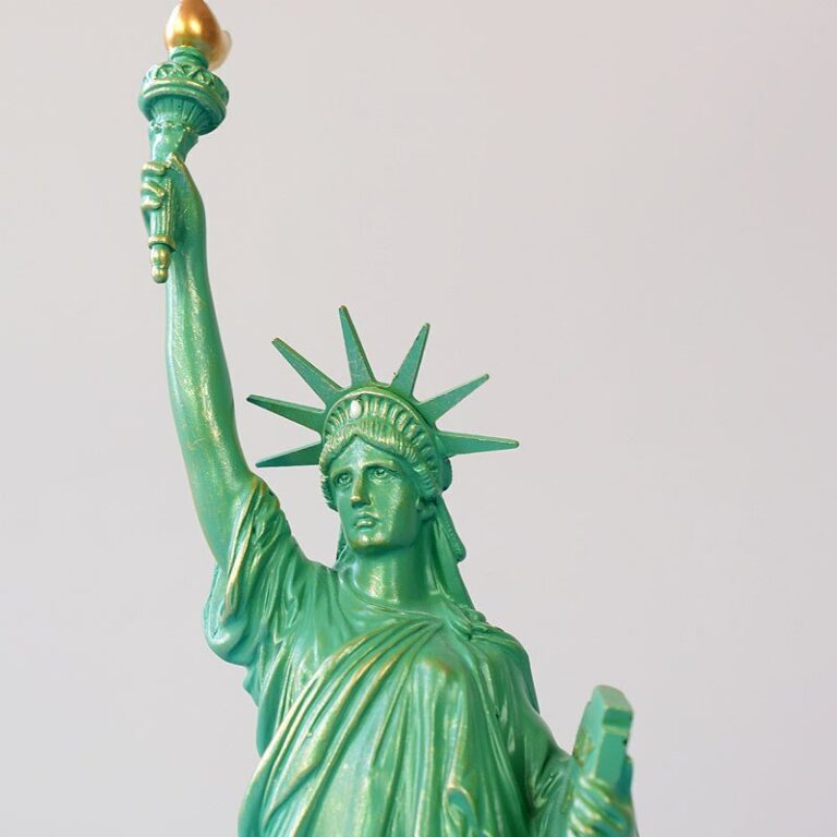 Usa Liberty Statue Resin Replica American Icon Tabletop Decor Sculpture ...