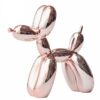 Large Pink Metallic Balloon Dog Figurine American Pop Art Resin Statue ...