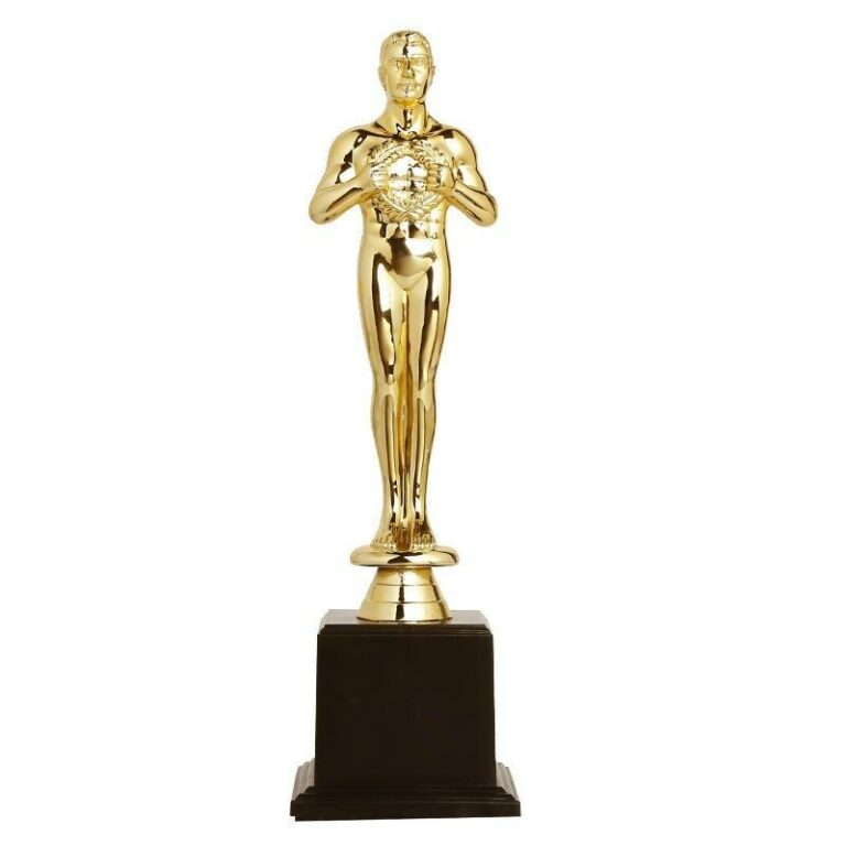 Academy Award Oscar Replica Trophy Zinc Alloy Hollywood Party Souvenir ...
