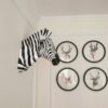 Resin Zebra Head Wall Sculpture Nodic Home Decor Christmas Room ...