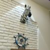Resin Zebra Head Wall Sculpture Nodic Home Decor Christmas Room ...