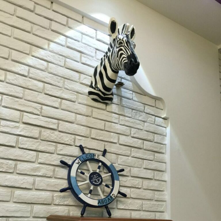 Resin Zebra Head Wall Sculpture Nodic Home Decor Christmas Room ...