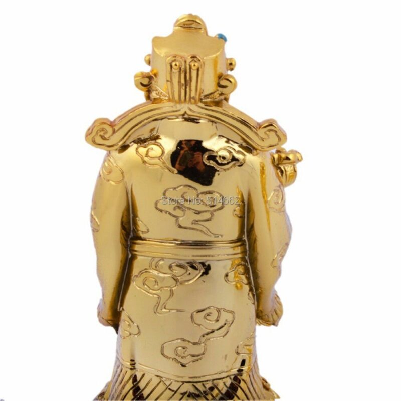 5inch Golden Feng Shui Fu Lu Shou Statues C10371 | ClassySculptures.com ...
