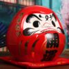 75 Inch Japanese Fengshui Ceramic Daruma Doll Zen Money Box Decoration ...