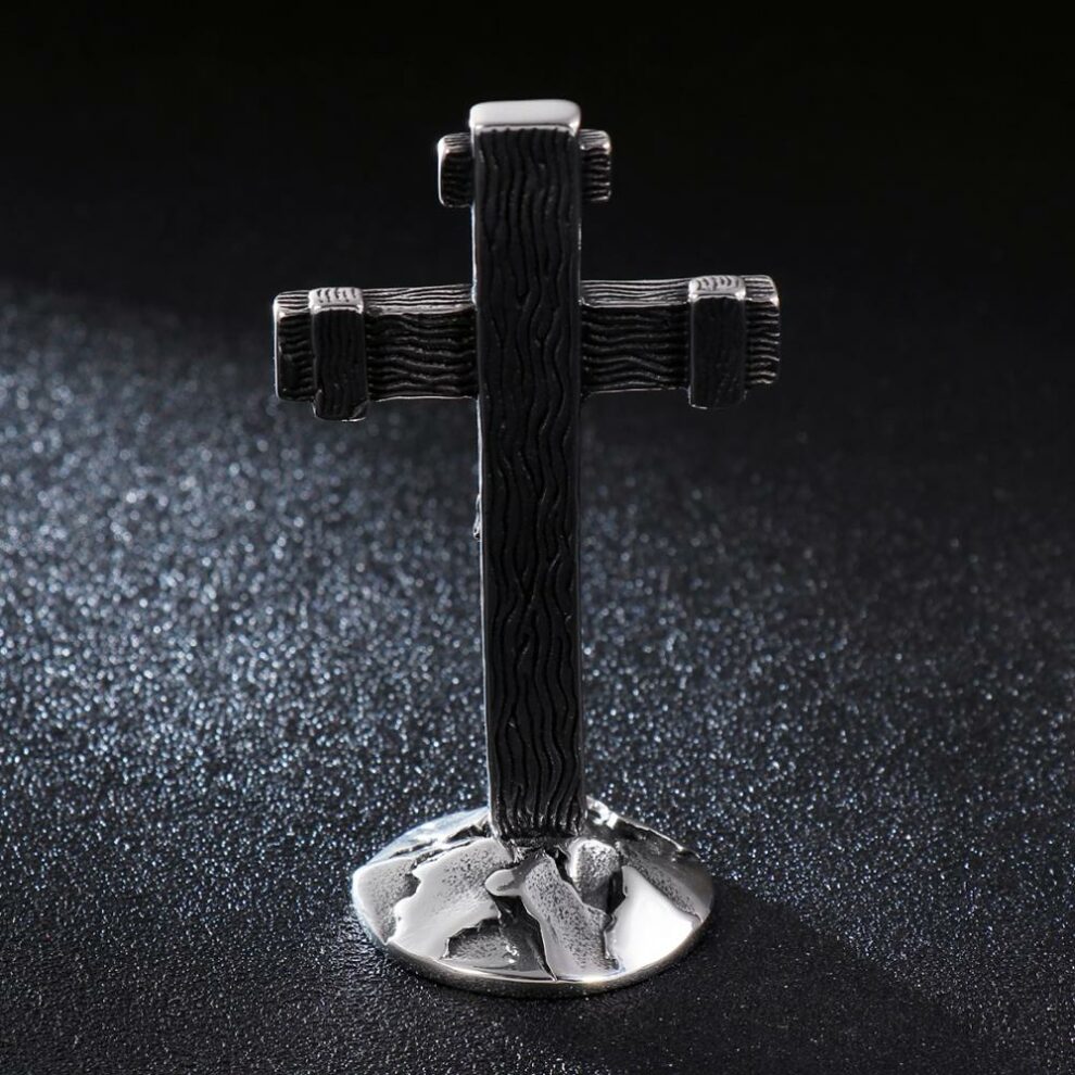 Antique Christian Cross Jesus Statue Inri Crucifix Office Desk Decor ...