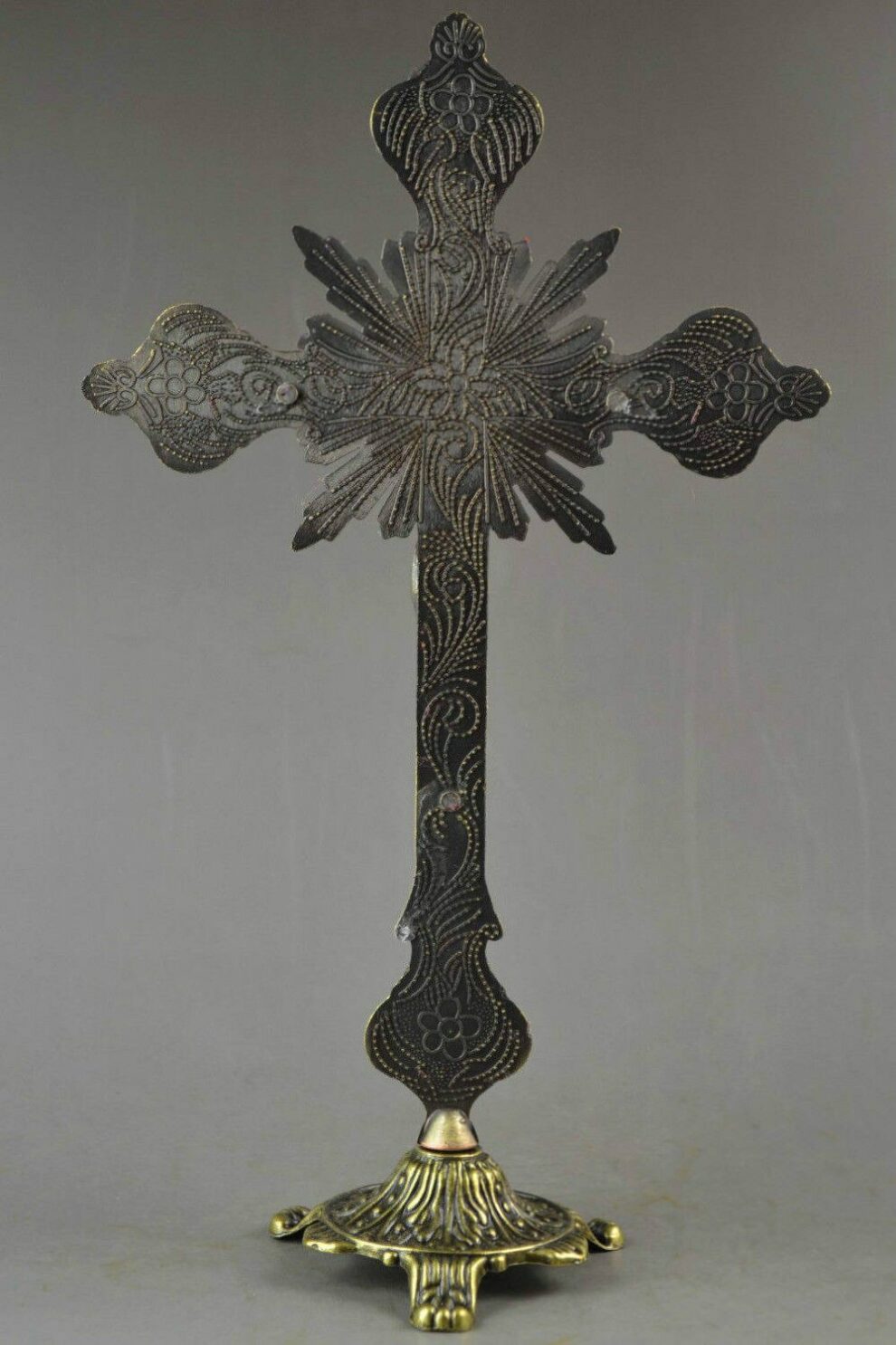 Large Copper Jesus On Cross Statue Unique Redemption Carving Artwork ...