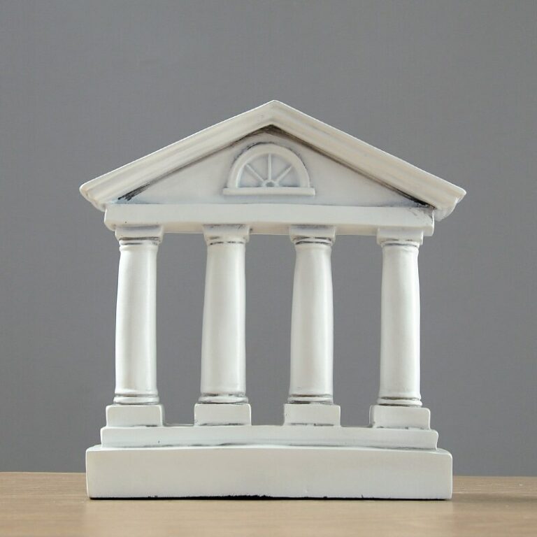 Resin Rome Column Statue Sculpture For Living Room Photography Prop ...