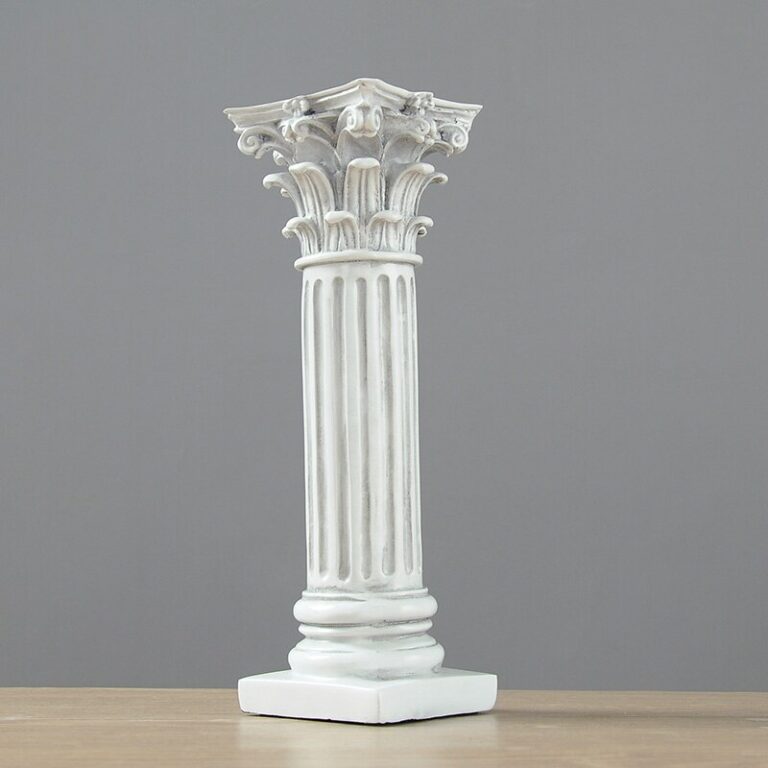 Resin Rome Column Statue Sculpture For Living Room Photography Prop ...
