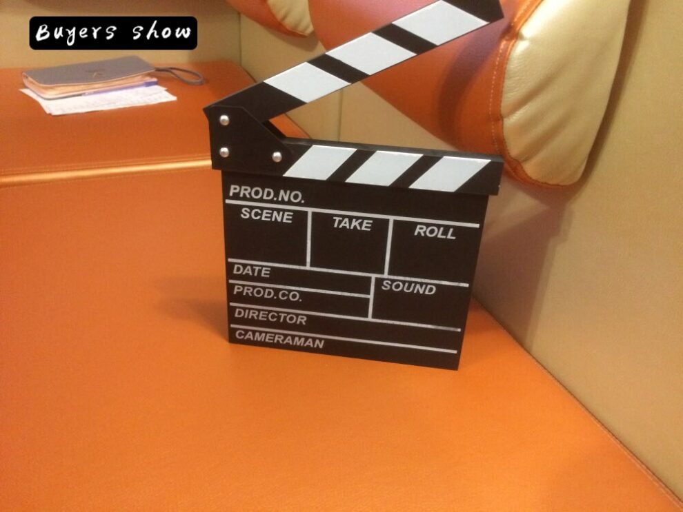 Large Directors Movie Clapperboard Prop Film Scene Cut Decor 31×28 ...