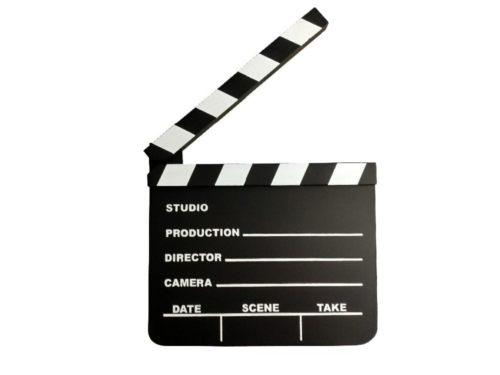 Large Directors Movie Clapperboard Prop Film Scene Cut Decor 31×28 ...