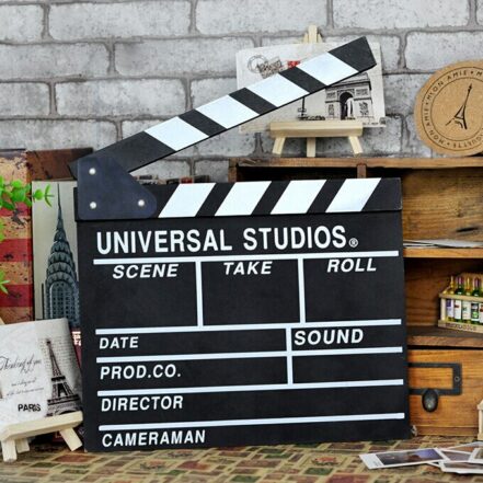 Large Directors Movie Clapperboard Prop Film Scene Cut Decor 31×28 ...
