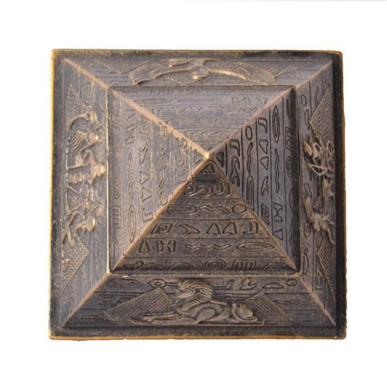 Egyptian Pyramid Resin Storage Box European Decorative Home Sculpture ...