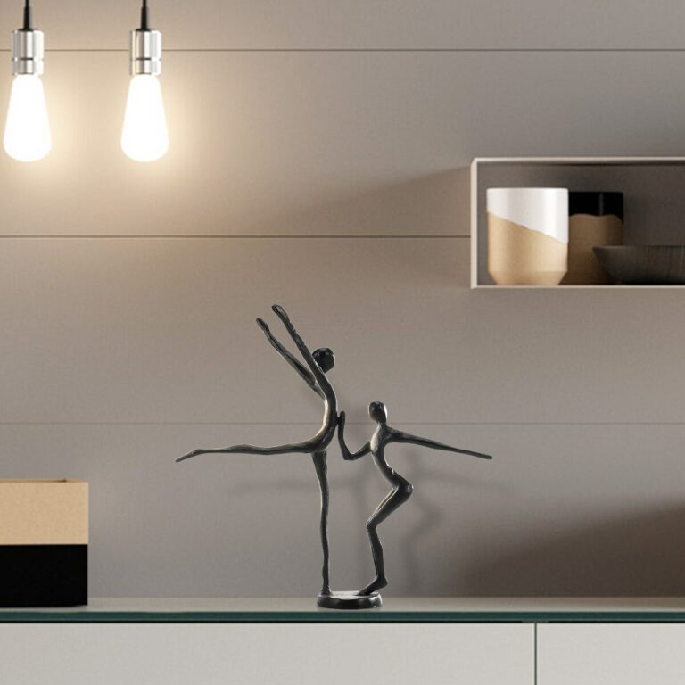 Modern Iron Art Double Dance Metal Sculpture Perfect Home Decor Gift ...