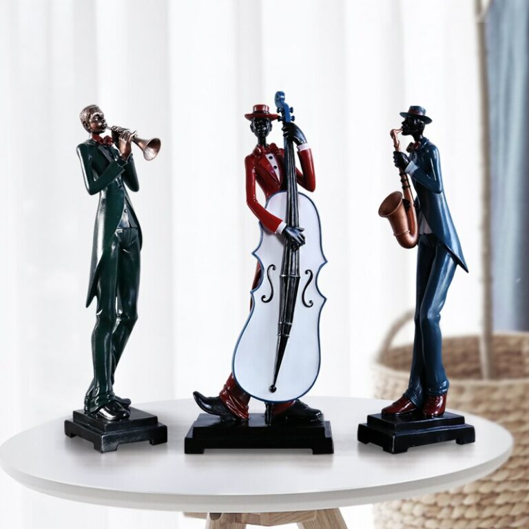 Creative Musician Band Resin Statues For Home Decor Desktop Ornaments ...
