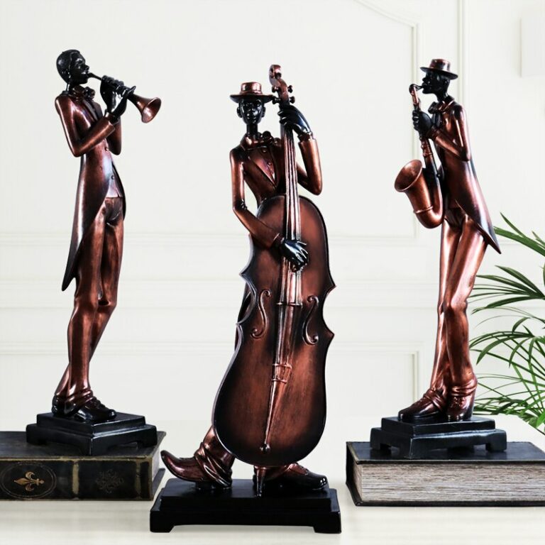 Creative Musician Band Resin Statues For Home Decor Desktop Ornaments ...
