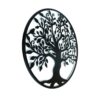 60cm 3d Iron Tree Of Life Round Wall Art Home Decoration ...
