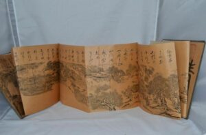 Qingming Festival Chinese Silk Painting Book Riverside Scene Picture ...
