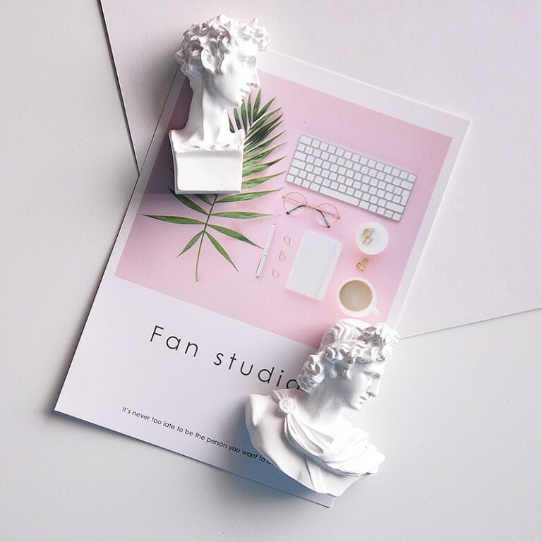 Vintage Nordic Apollo David Sculpture Fridge Magnet Creative Art Decor ...