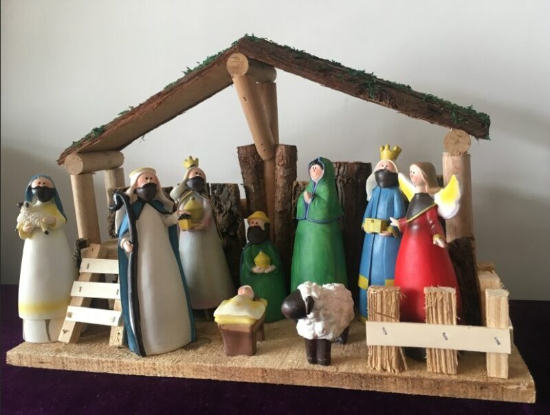 Led Lighted 9pcs Christian Nativity Scene Jesus Christ Statue Christmas ...