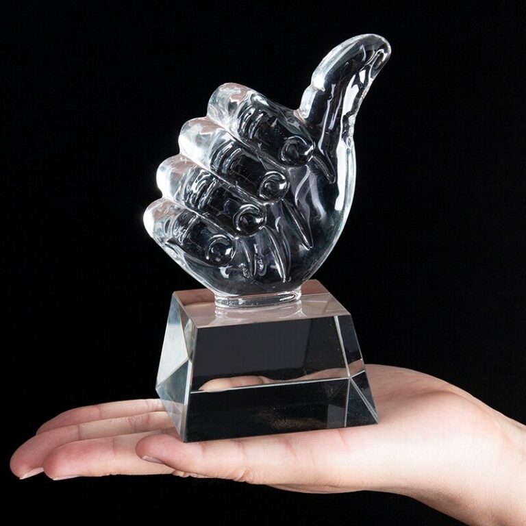 Custom Engraved Crystal Trophy For Sports Corporate Recognition Awards ...
